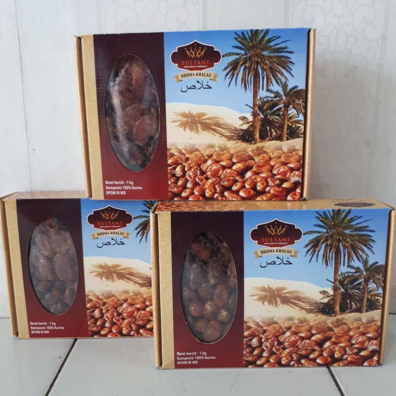 Khalas dates kholas dates 1kg sultani premium | Shopee Philippines
