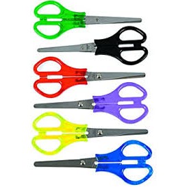 [KEN] Scissors, Stainless Steel, Blunt Tip for Student and Office ...