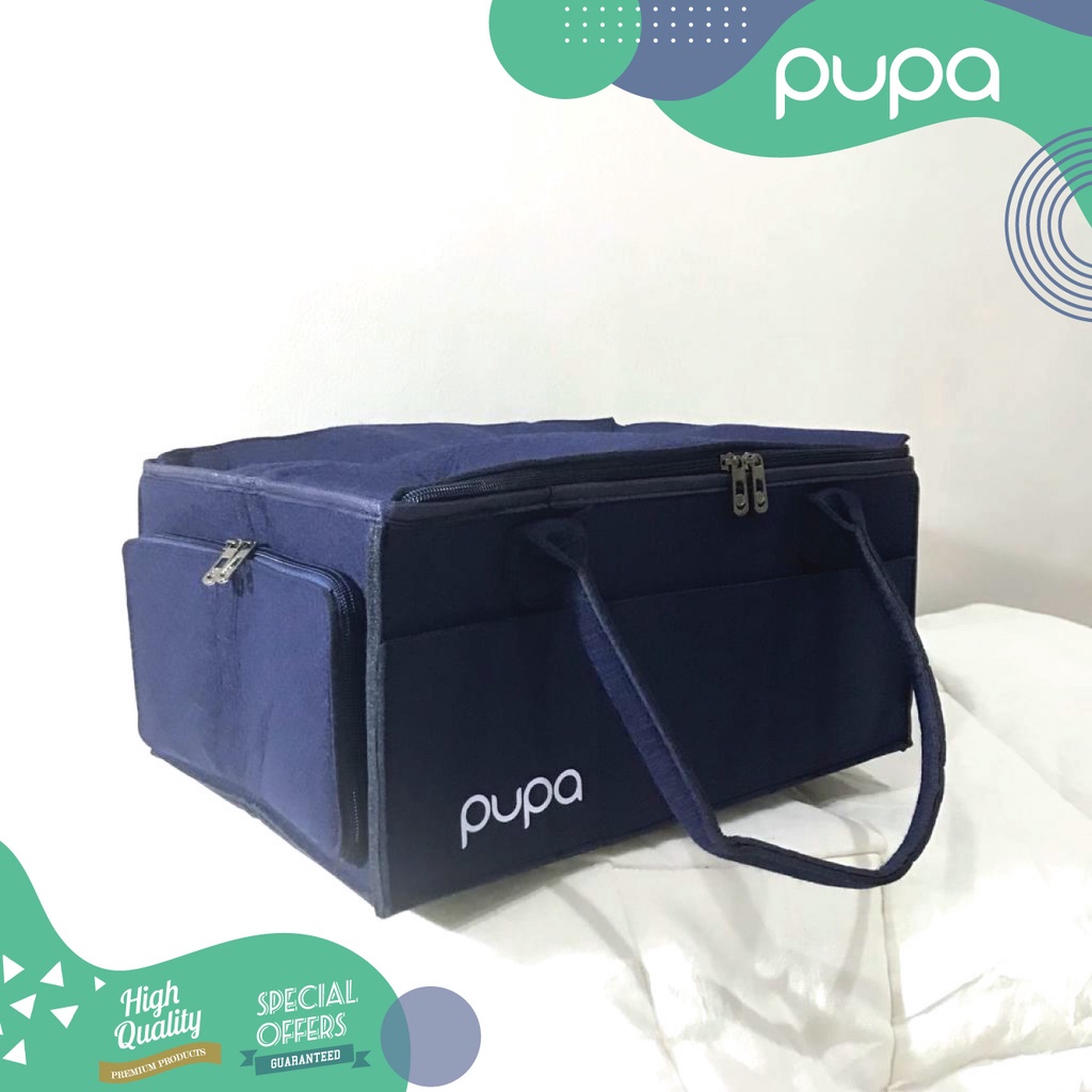 Baby Caddy Bag+ZIPPER Lid/FELT Baby Diaper Caddy Bag ZIPPER Caddy Bag ...