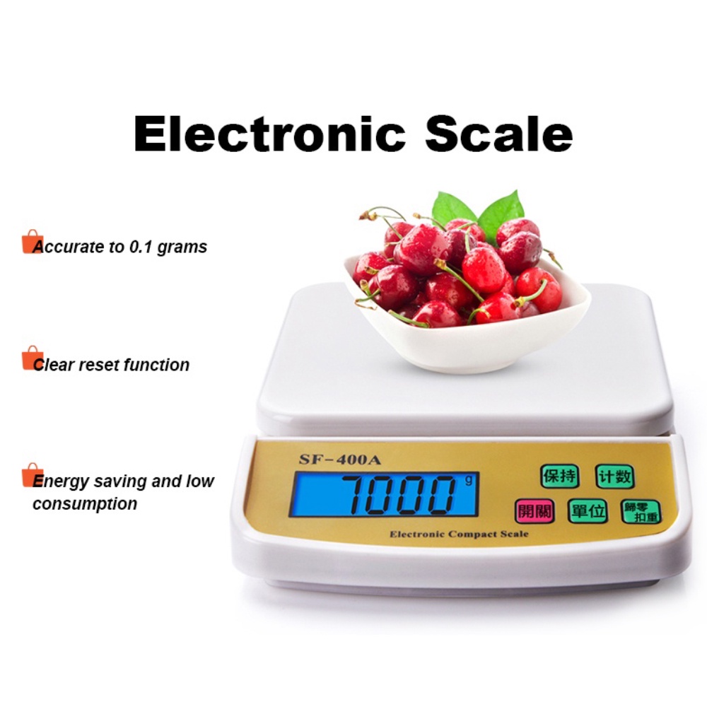 Kitchen Scale Digital Weighing Electronic Scale Counting Cooking Baking ...