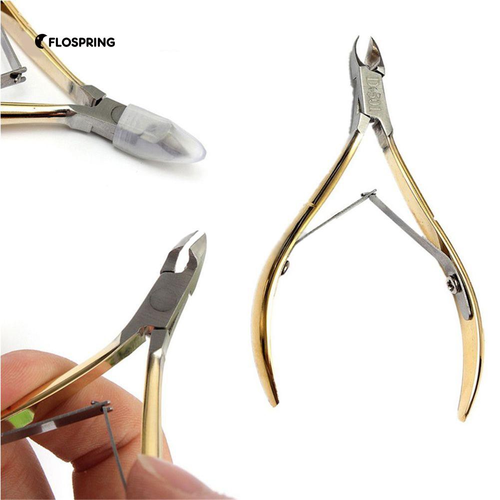 Stainless Steel Cuticle Nipper Dead Skin Cutter Nail Art Clipper ...