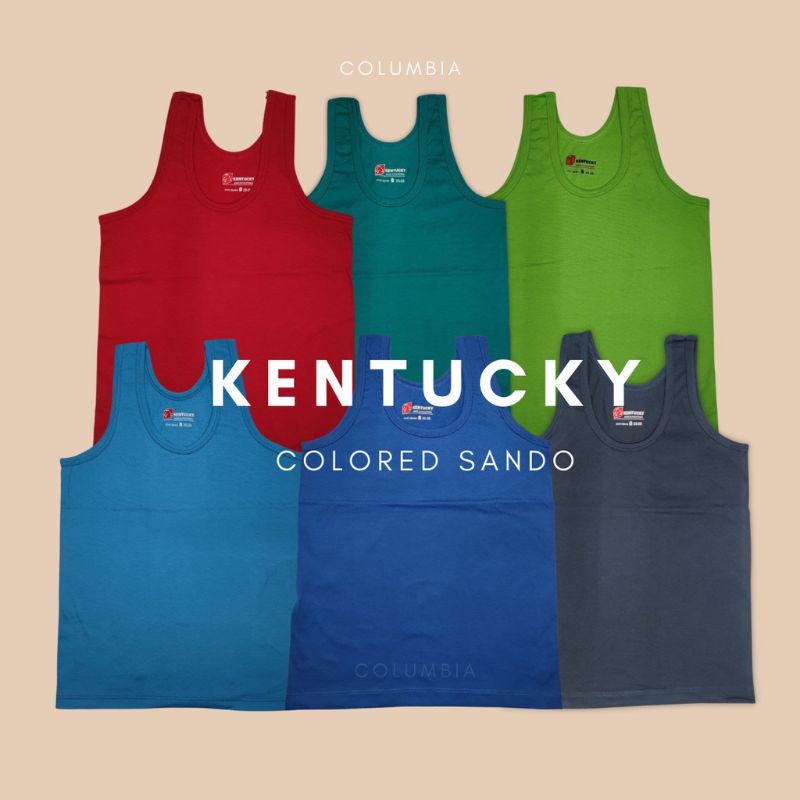 KENTUCKY SANDO COLORED (6PCS) | Shopee Philippines