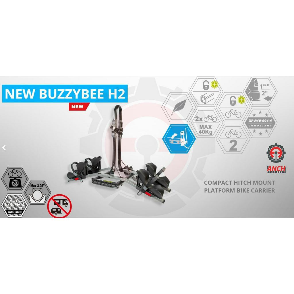 Bike Rack Buzzrack buzzybee H2 new tow hitch mount buzz rack | Shopee ...