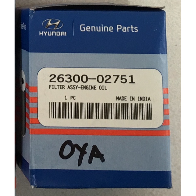 Original Hyundai Eon Oil Filter | Shopee Philippines