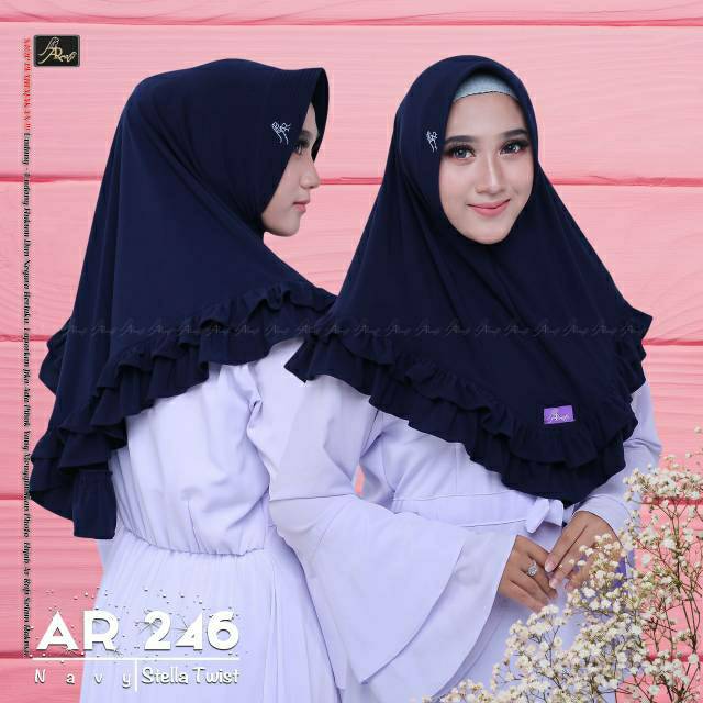 Hijab Ar Rafi AR246/Bergo Ar Rafi/Hijab Ar Rafi/Veil Ar Rafi/Instant ...