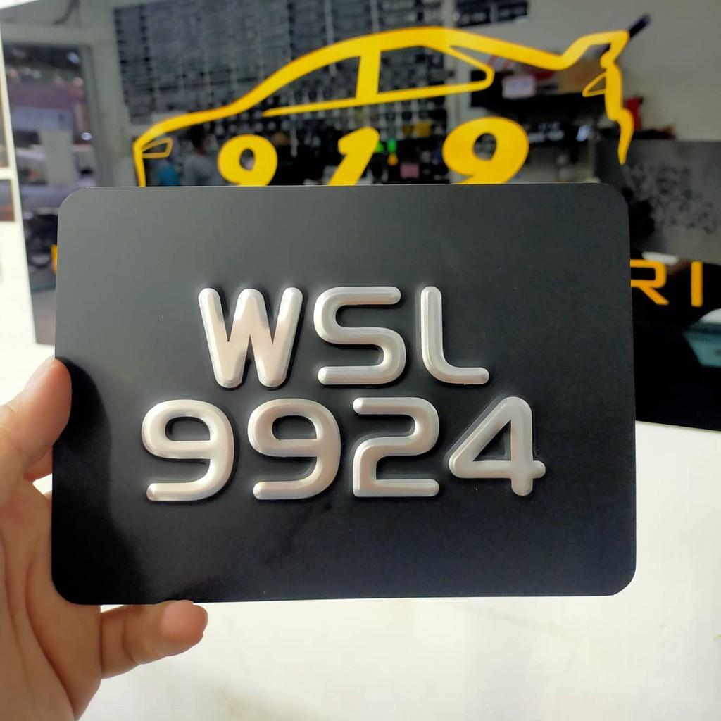 PLATE BESI MOTOR CODE B1 DESIGN | Shopee Philippines
