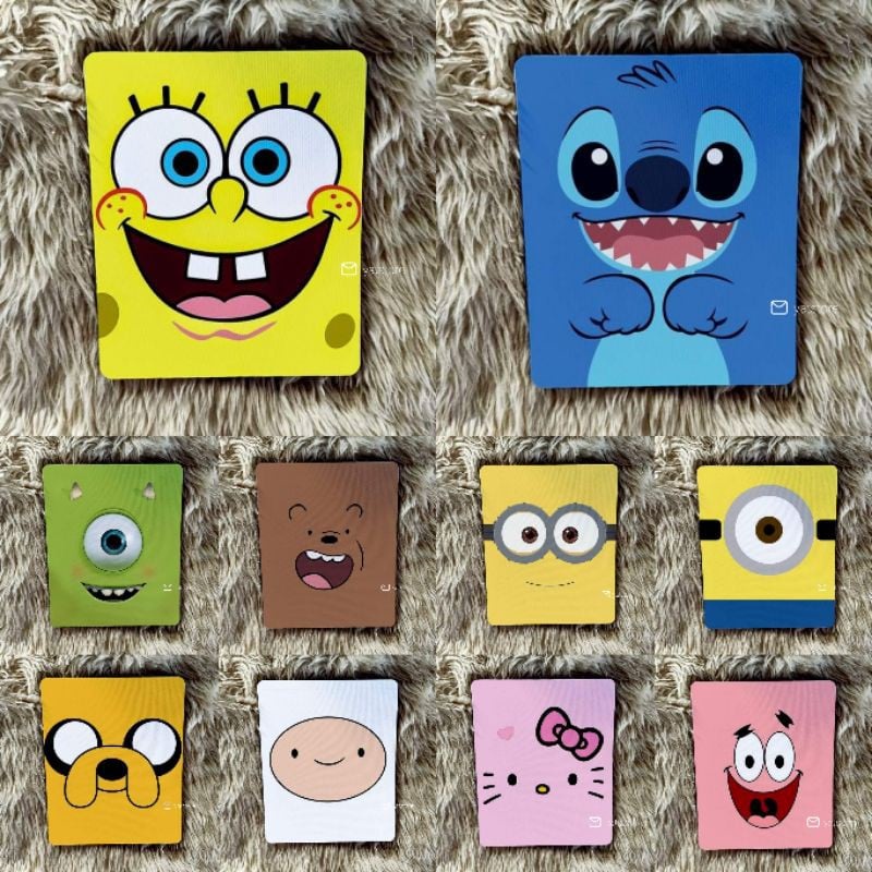 PERSONALIZED MOUSE PAD - 3MM/5MM THICKNESS - (CARTOON CHARACTERS ...