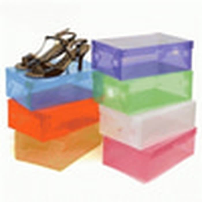 Transparent Shoes Box - Transparent Color Shoe Box - @ Various Colors ...