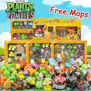 Plants VS Zombies Motion Plants vs. Zombie Ejection Battle Kids Toys ...