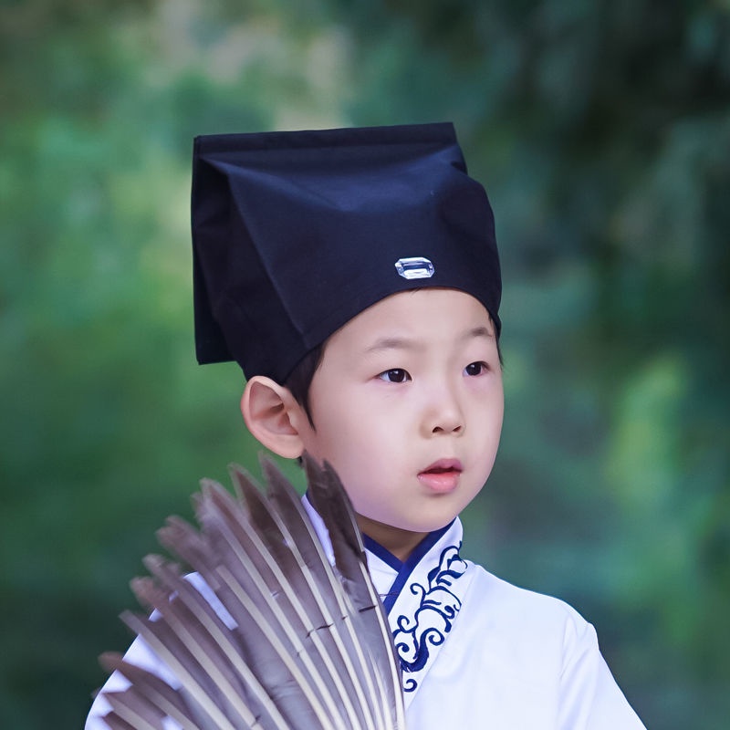 Hanfu Hat Boys Children's Costume Adult Ceremony Ancient Scholar Baby ...