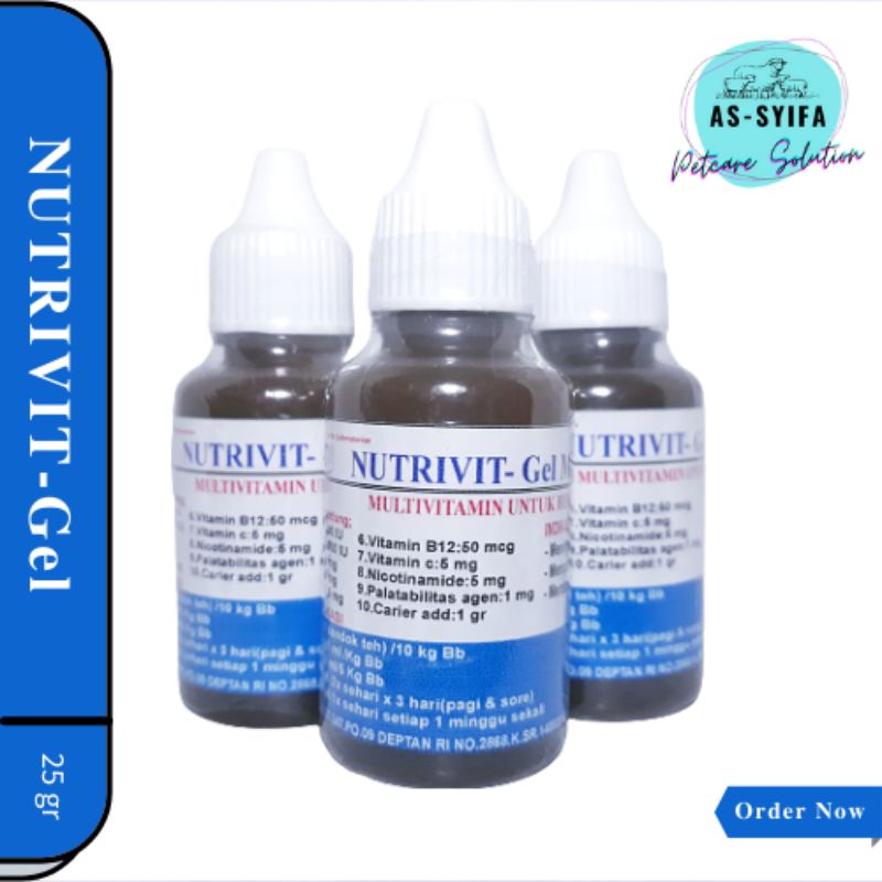 Nutrivit - MEYER Gel (MULTIVITAMIN for CATS & DOGS) | Shopee Philippines