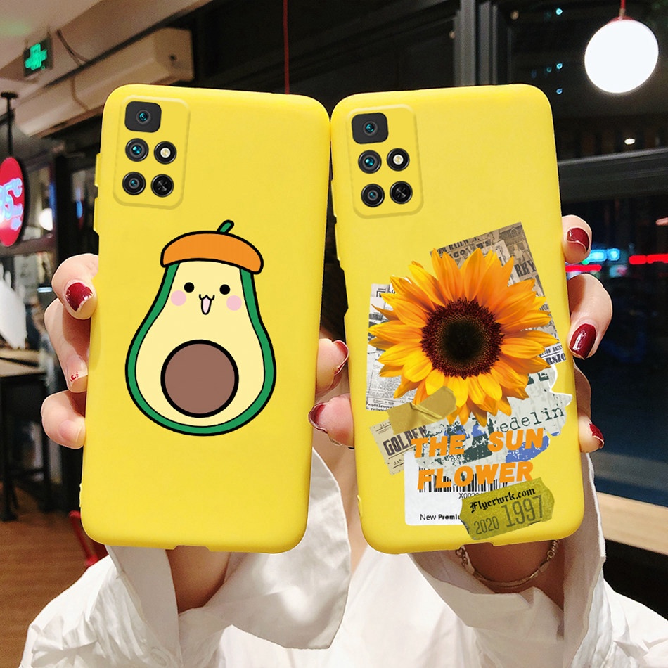 Casing Xiaomi Poco M4 pro 5G Global Version Cute Avocado Pattern Candy ...