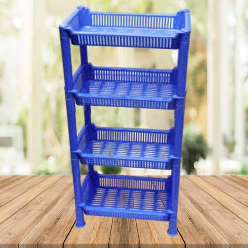 Green Ware 4-Layer Utility Rack Multi Function Storage Shelves ...