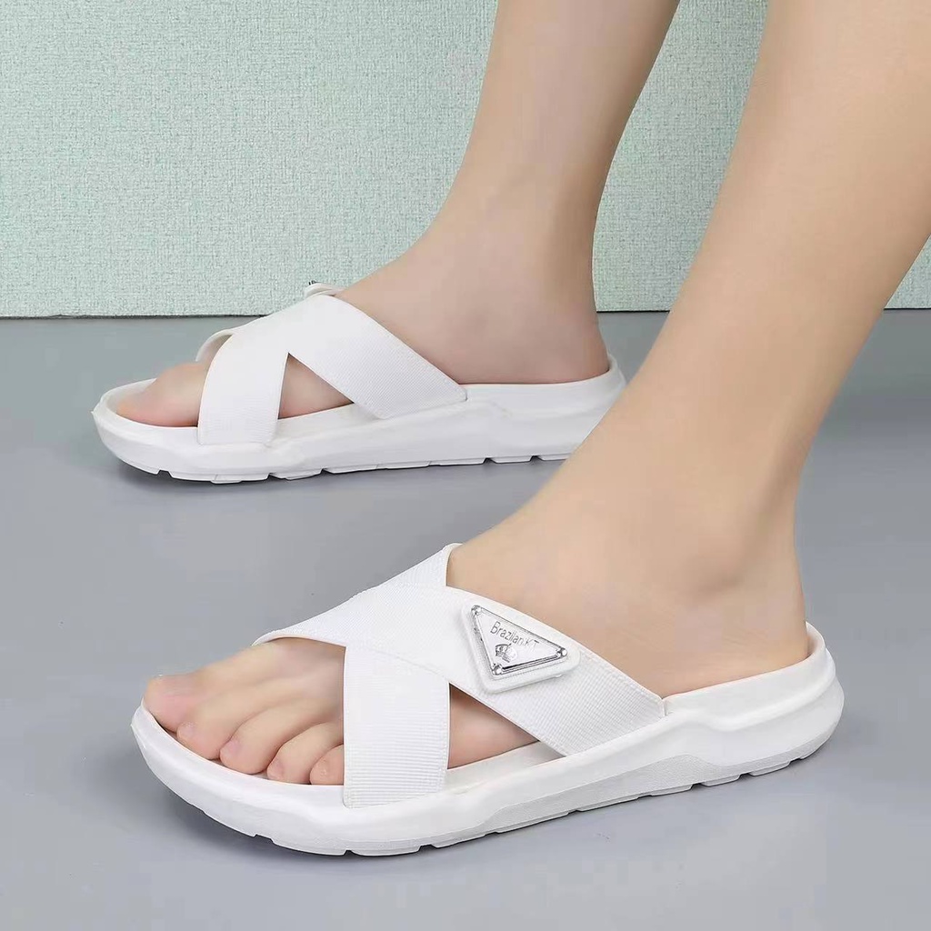 New Fashion Trend Men's Cross Slippers 518-1 | Shopee Philippines