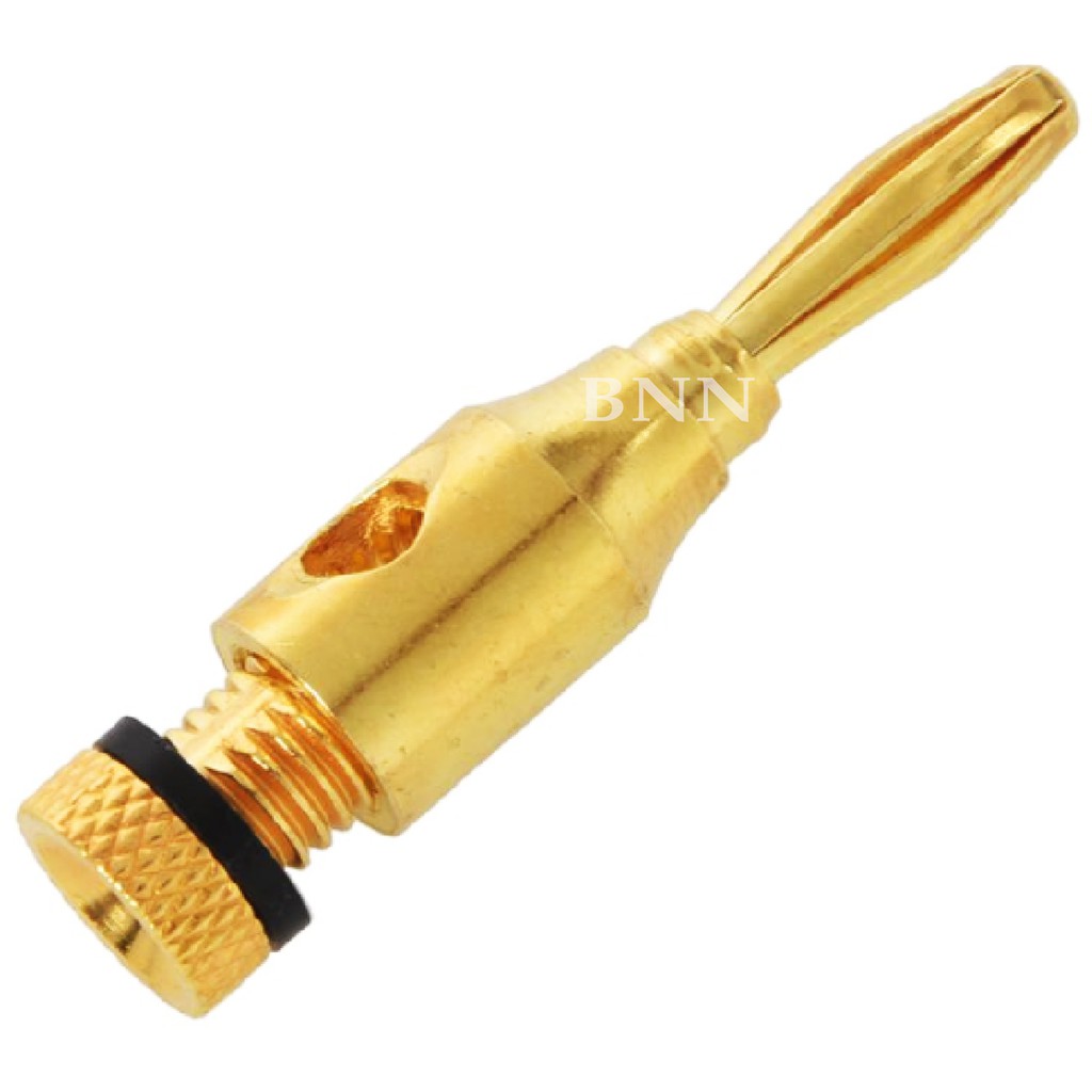 BNN 4mm 4PCS Banana Amplifier Speaker Cable Adaptor Gold-Plated ...
