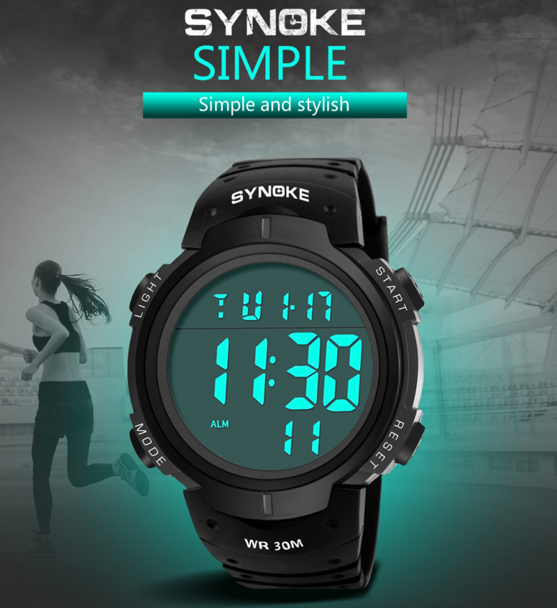 Synoke Multifunction Sports Jam Tangan Luminarc Waterproof Wrist Watch ...
