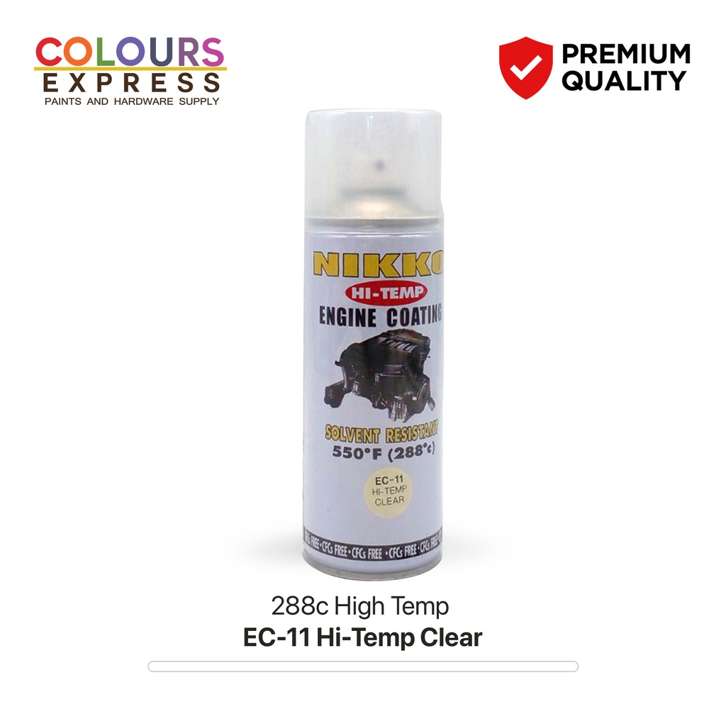 Nikko Spray Paint High Temp Engine Coating Ec -11 High Temp Clear ...