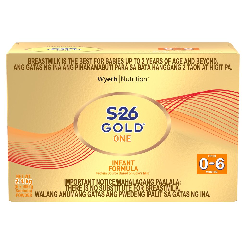 S-26 GOLD ONE Infant Formula for 0-6 Months Box 2.4kg | Shopee Philippines