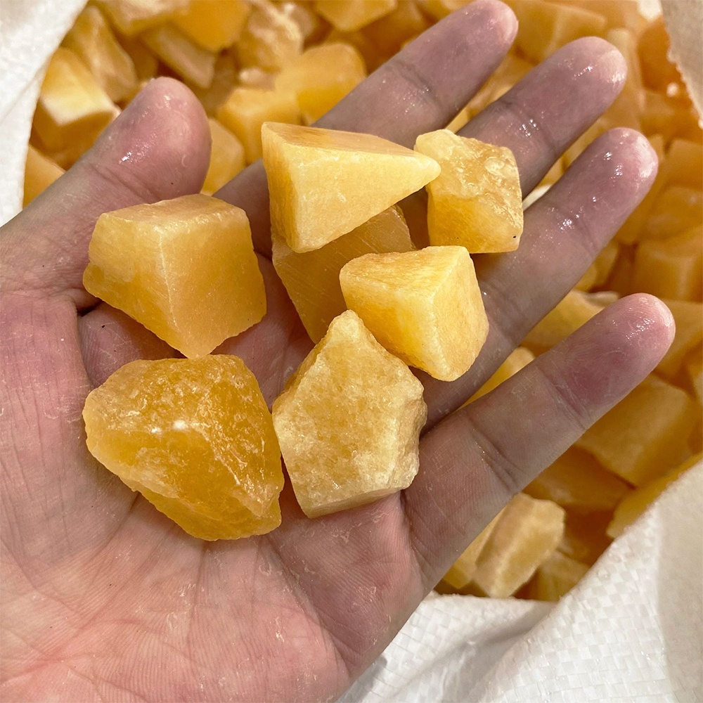 100g Natural Yellow Jade Raw Stones Rough Yellow Crystal Healing Rock ...