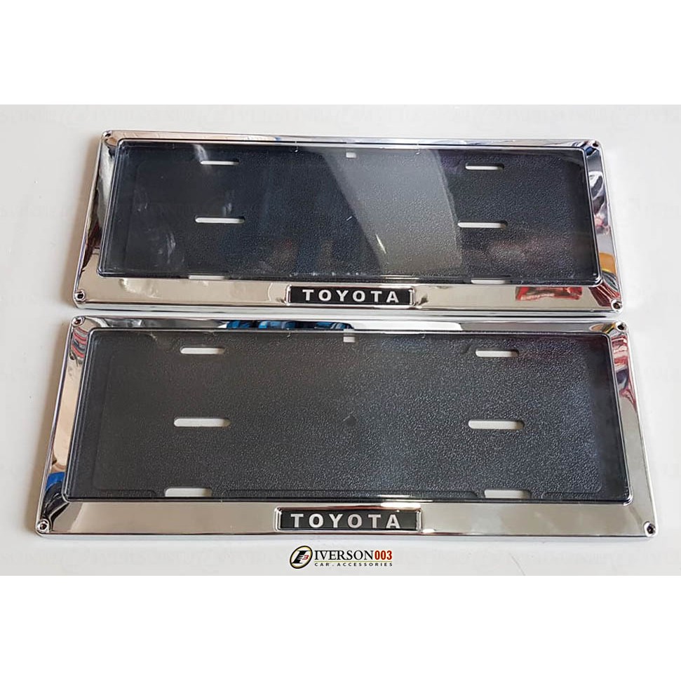 Deflector License Plate Holder Protector for Toyota | Shopee Philippines