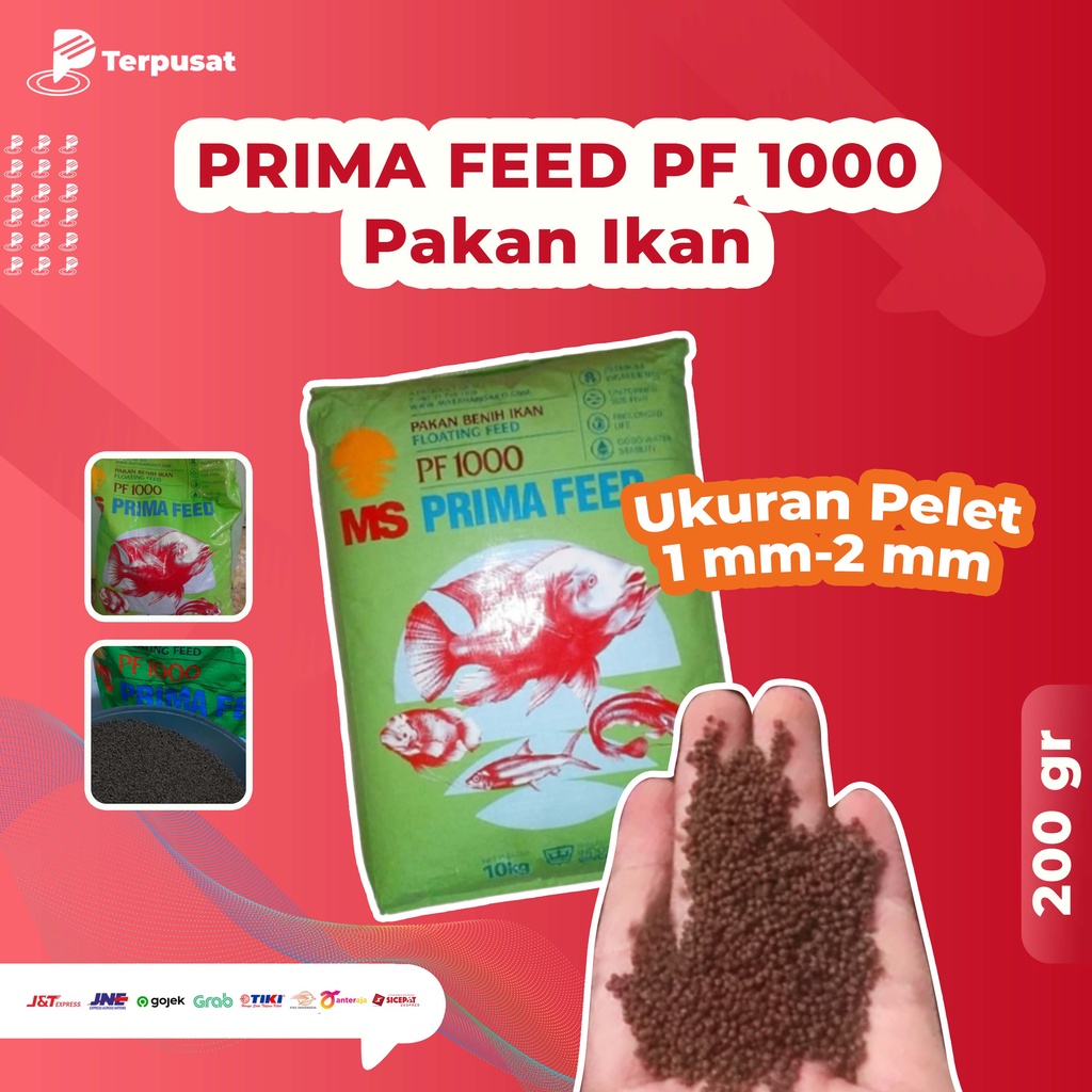 Per 200 Grams PRIMA FEED PF 1000 Fish Food Fish FEED Fish Pellets ...