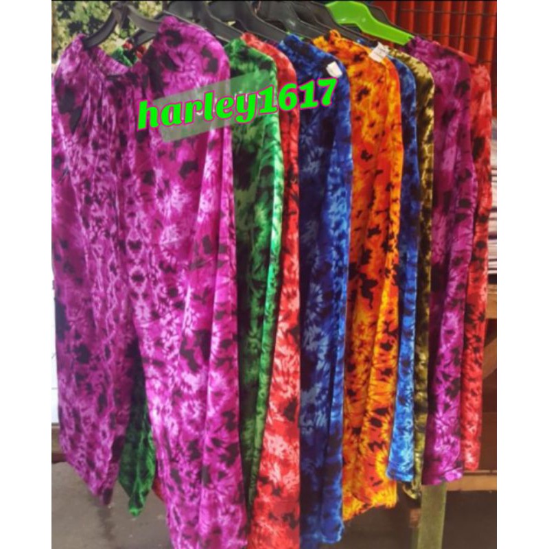 SQUARE PANTS TIE DYE NEW and PRINTED DESIGN | Shopee Philippines