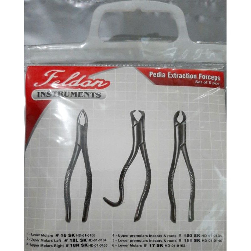 EXT**. FORCEP SET OF 6 PEDIA | Shopee Philippines