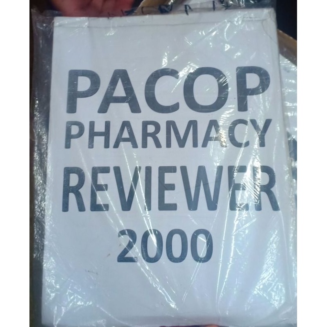 PACOP Pharmacy Reviewer 2000 edition | Shopee Philippines
