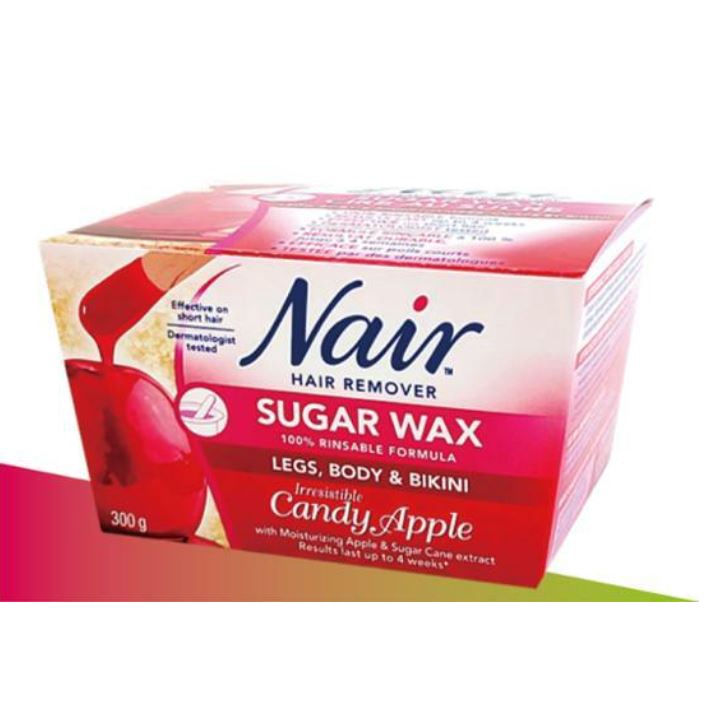 [Nair] Hair Remover 300g, Sugar Wax, 100% Rinsable Formula, Legs, Body ...
