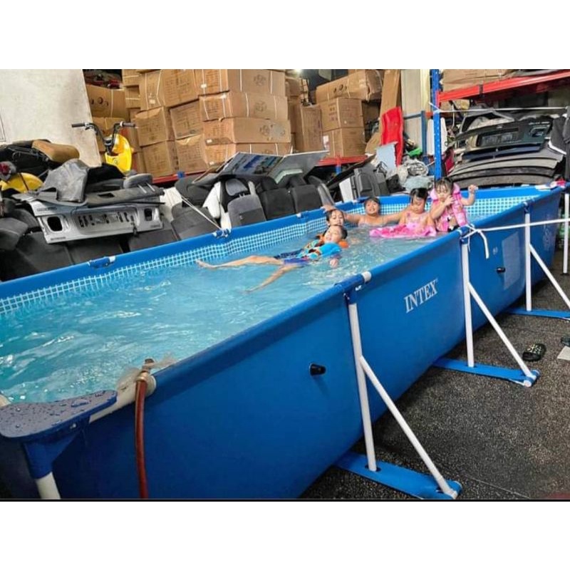 INTEX POOL 4.5m x 2.2m x 84cm + FREEBIES | Shopee Philippines