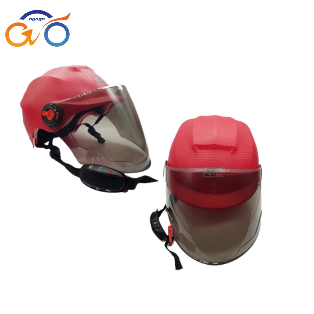 Cod Motorcycle Half Face Helmet With Big Visor | Shopee Philippines
