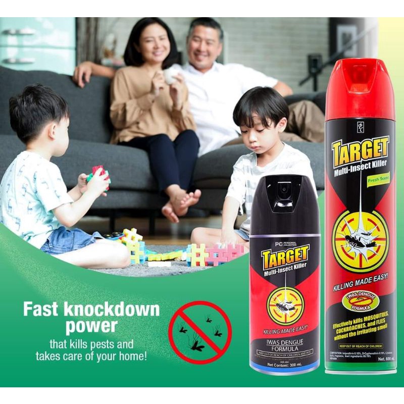 PC TARGET KILLER INSECT 600ML | Shopee Philippines