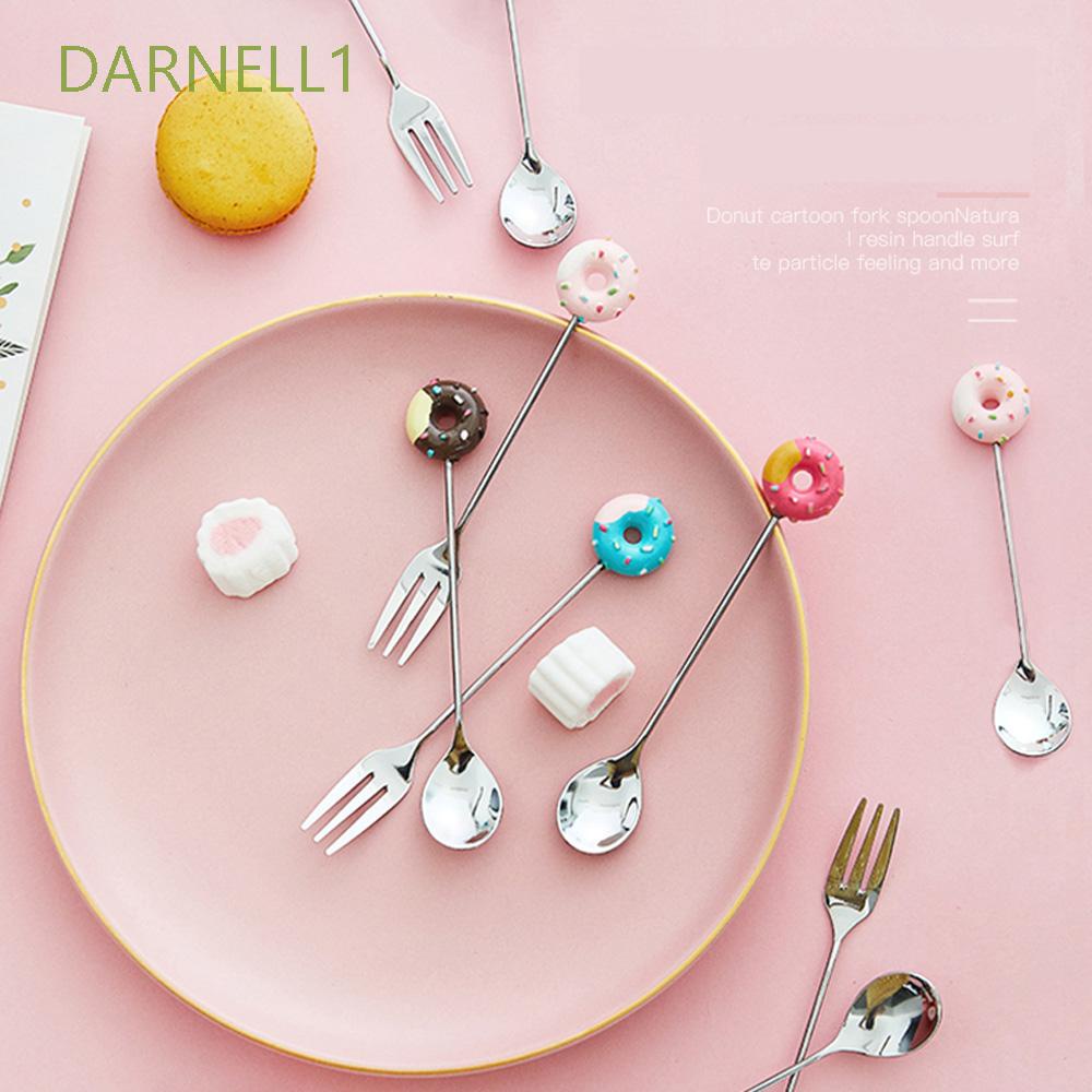 DARNELL1 Cute Teaspoon High Quality Stirring Spoon Coffee Spoon Ice ...