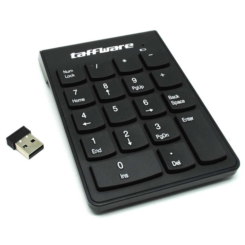 Taffware KEYPAD NUMERIC WIRELESS KEYBOARD | Shopee Philippines