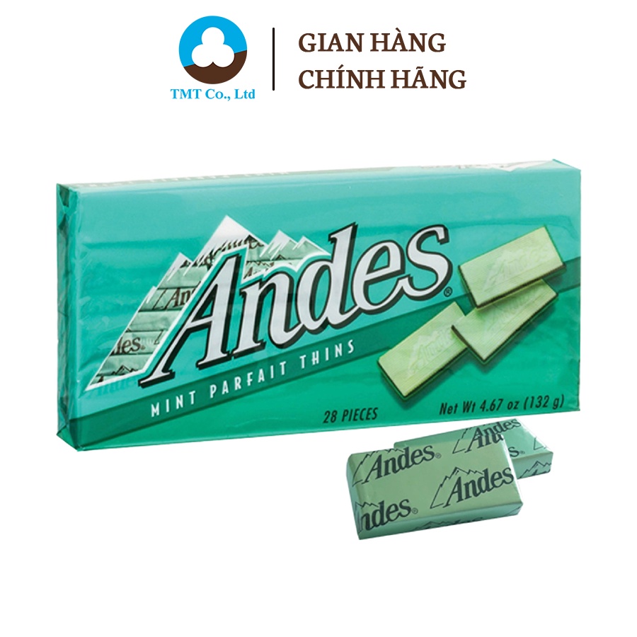 Andes chocolate candy mint milk flavor 132g Date:11.07.25 | Shopee ...