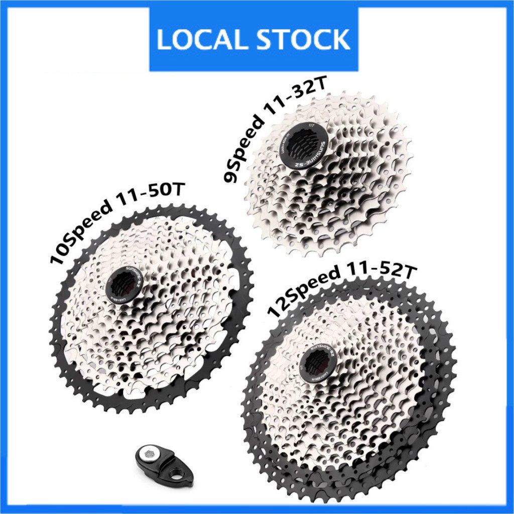 MTB Bicycle Sunshine Cogs 8/9/10S Speed Cassette Freewheel 11-40/42/50T ...