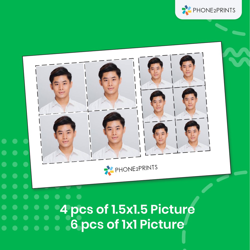 Photo Prints 1x1 ID Picture | 1.5x1.5 ID Picture | 2x2 ID Picture ...