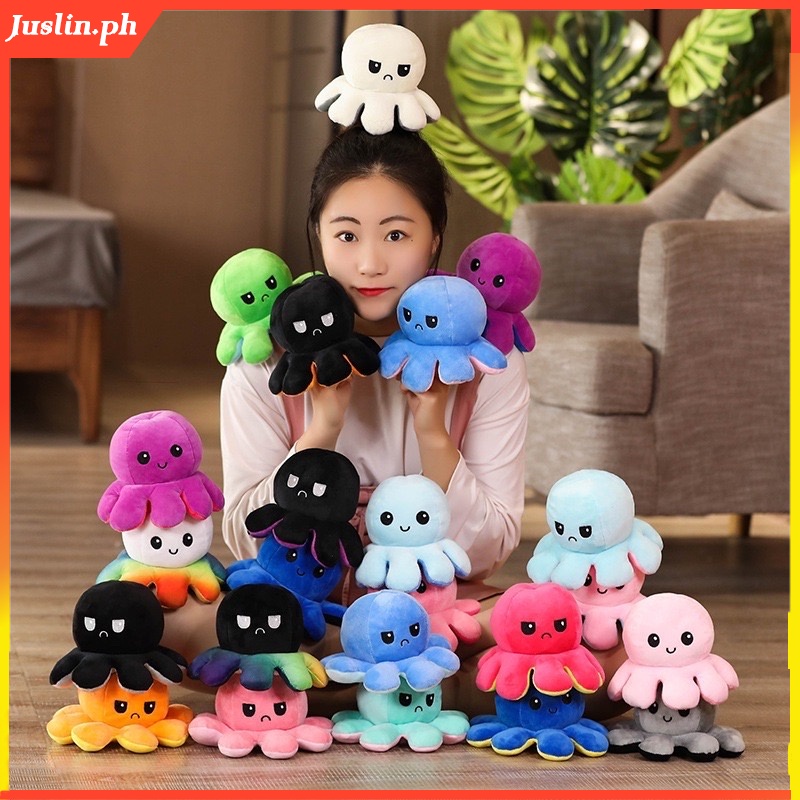 20CM Flip Octopus stuffed toy Octupus reversible | Shopee Philippines