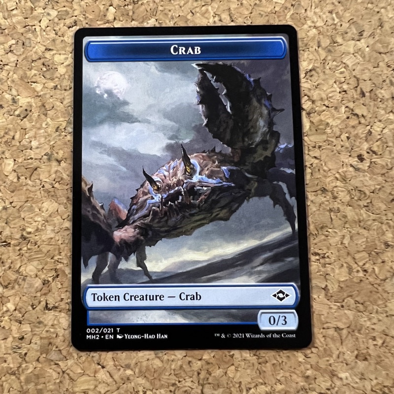 MTG CRAB TOKEN - MODERN HORIZONS 2 - MAGIC THE GATHERING | Shopee ...