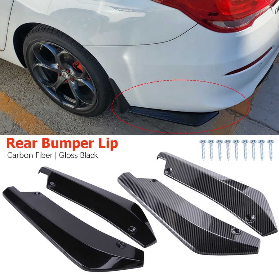 LANTOP Rear Bumper Lip Splitter Diffuser Body Kit For Ford Mustang Mach ...