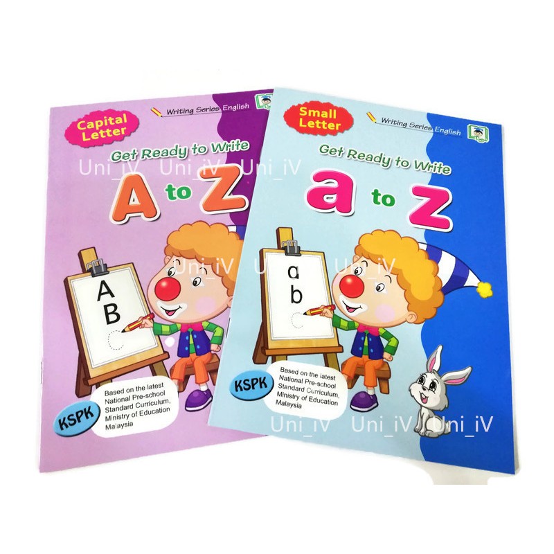 Kids Writing A to Z Exercise Book English Capital Letter Small Letter ...