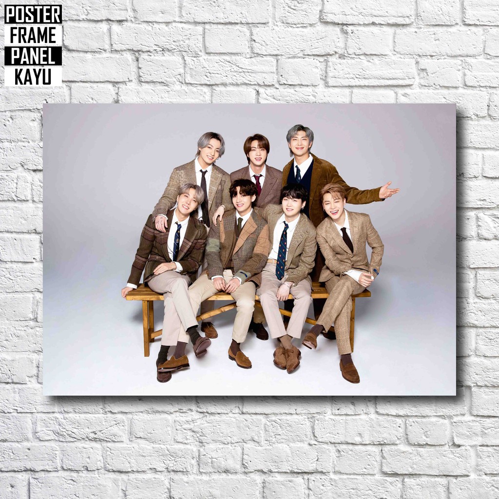 Bts Festa 2021 Poster Solid Wood Frame A4 BTS597 | Shopee Philippines