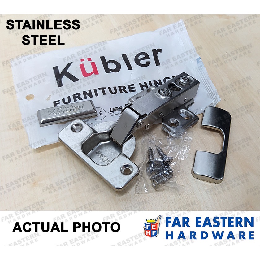 KUBLER Concealed Hinges Soft Close Hydraulic Full | Half Overlay ...