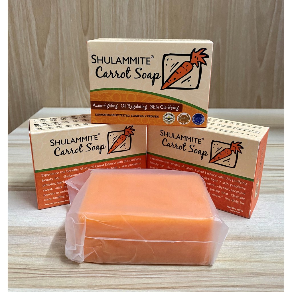 Shulammite Carrot Soap 150g | Shopee Philippines