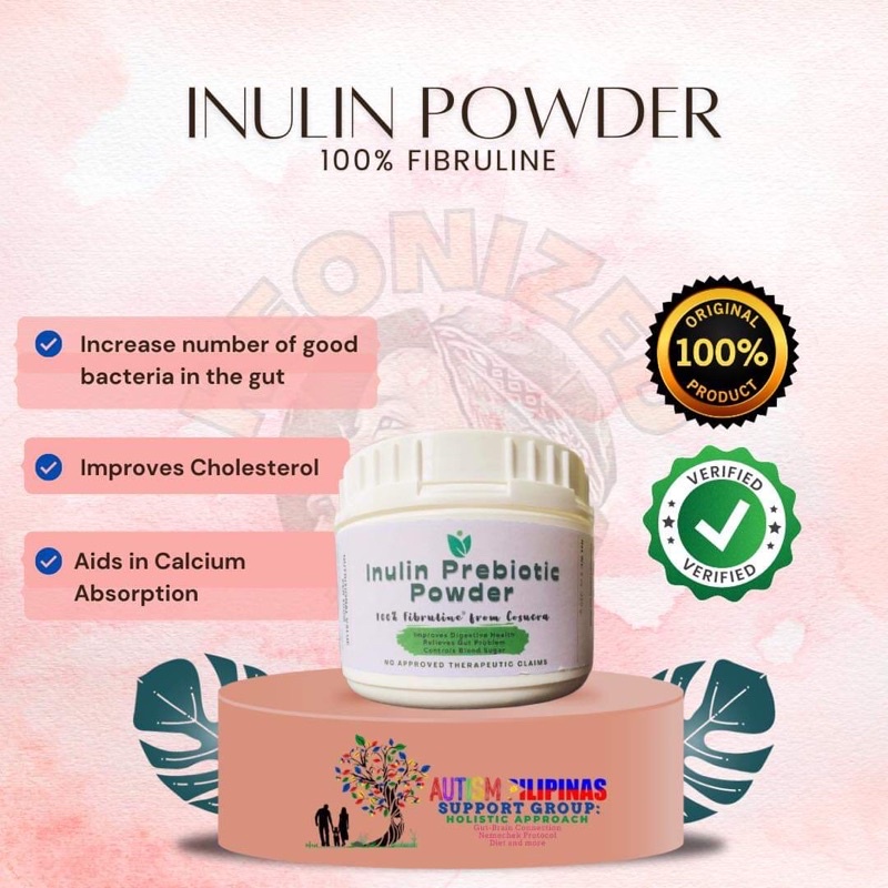 Inulin Prebiotic powder (100% Fibruline), 250grams | Shopee Philippines