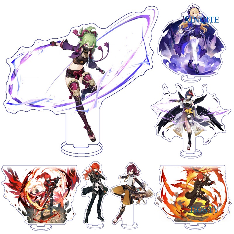 XINQITE Genshin Impact Game Characters Acrylic Stand Figure Standee ...