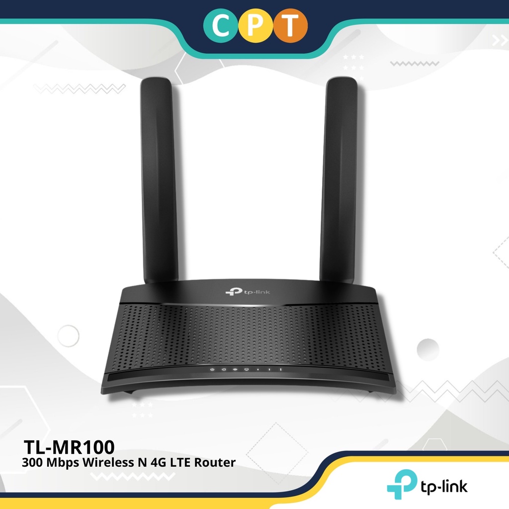 TP-Link TL-MR100 300 Mbps Wireless N 4G LTE Router | Shopee Philippines