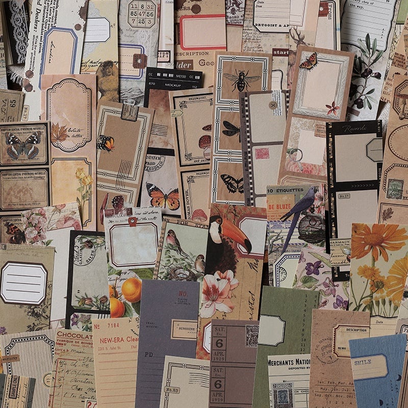 5 pcs Aesthetic Note Papers | Background Paper Journal Scrapbook ...