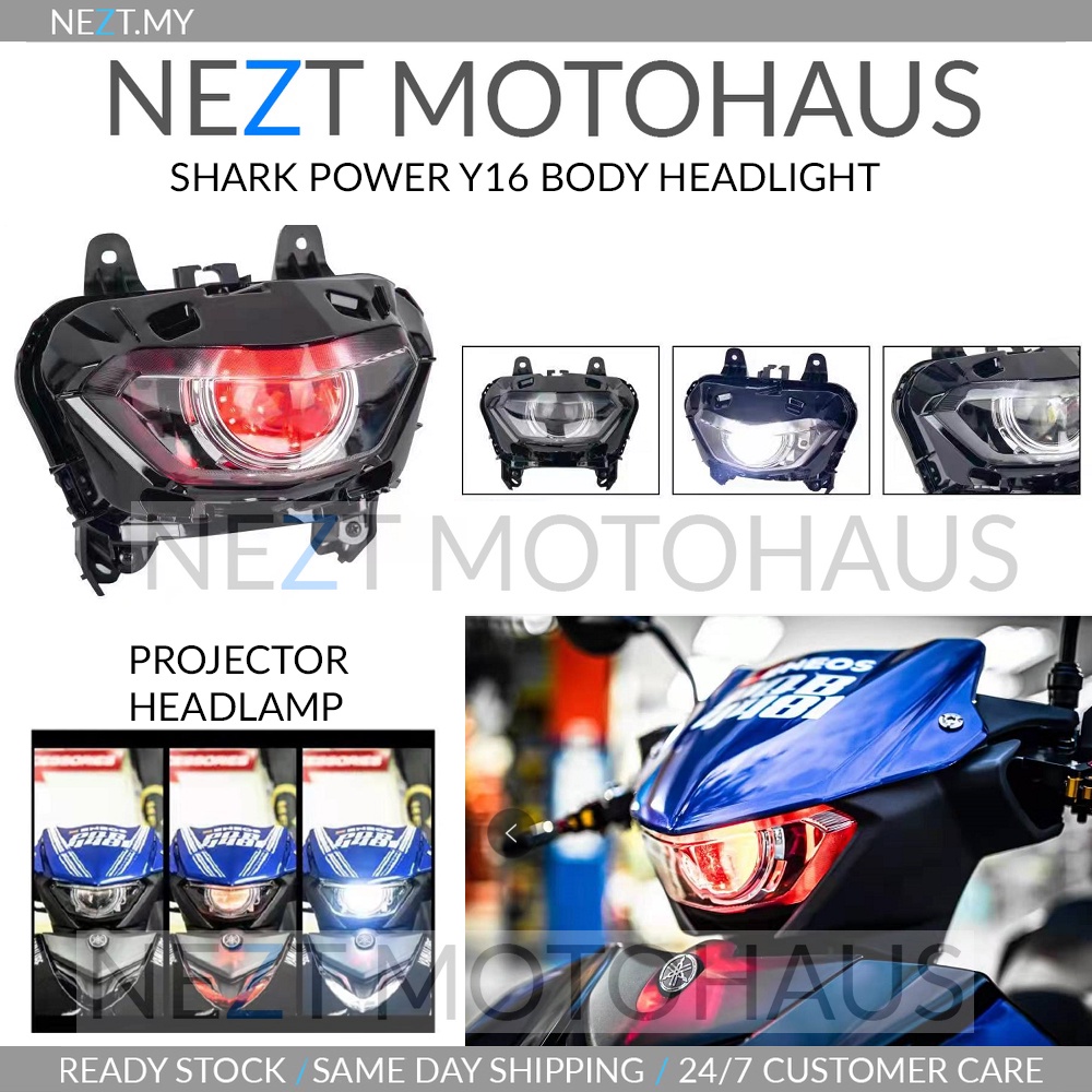 YAMAHA Y16 Y16ZR EXCITER155 PROJECTOR HEADLAMP HEADLIGHT LED LAMPU ...