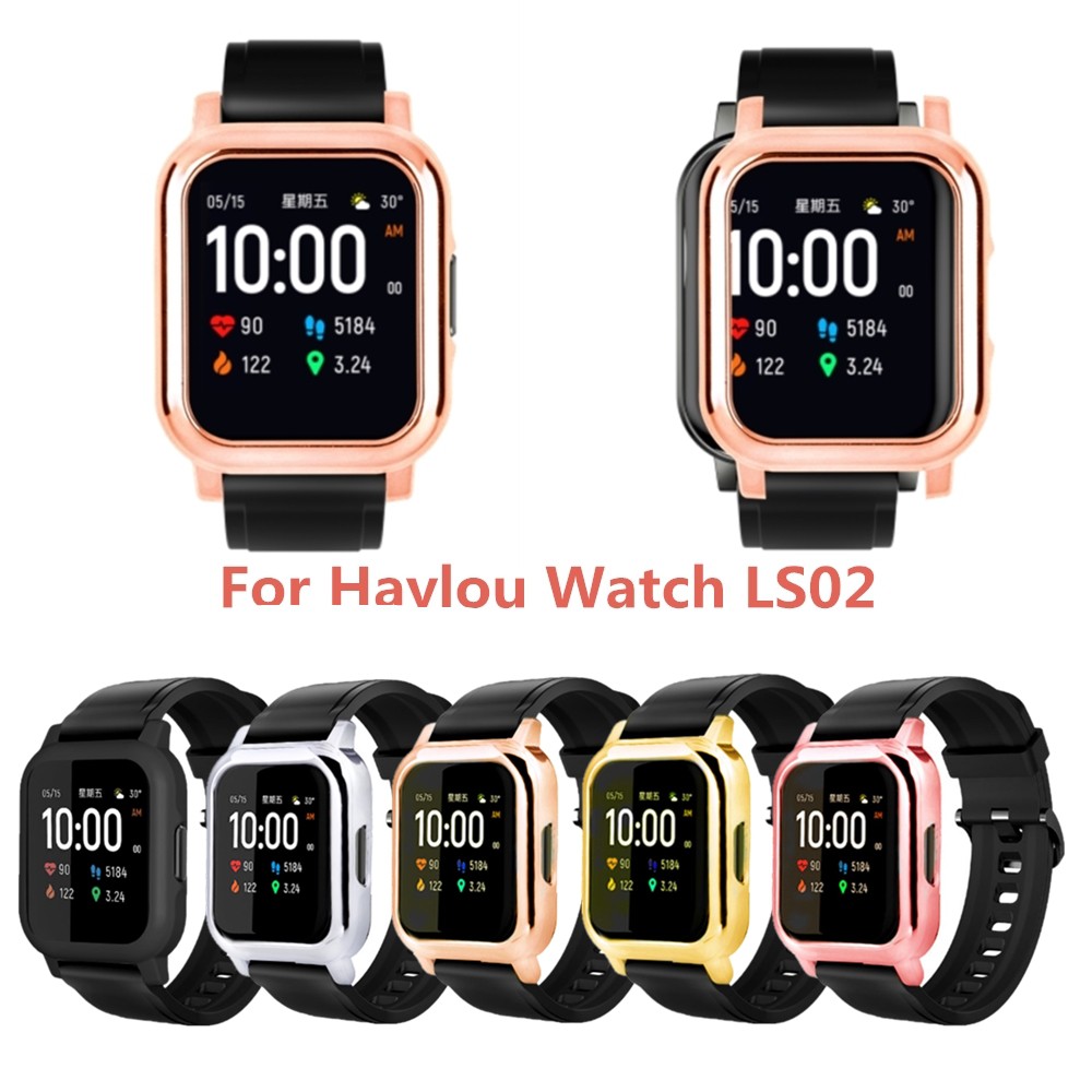 New Electroplated Protector Case for Haylou LS02 Smart Watch | Shopee ...